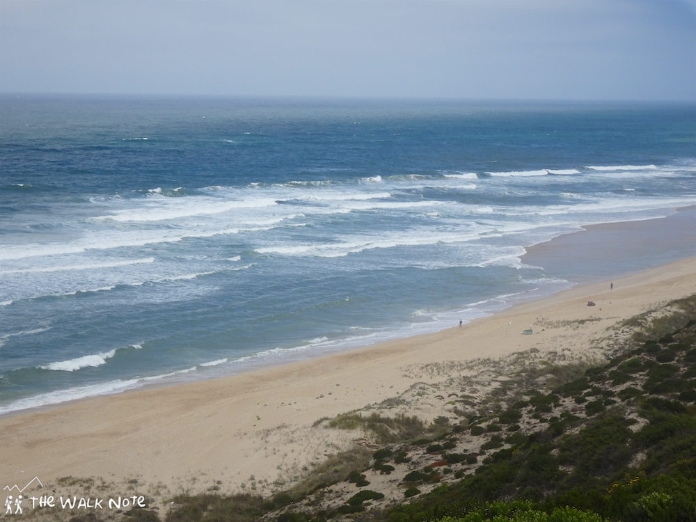 The Walk Note - A praia do Norte e a praia da Falca